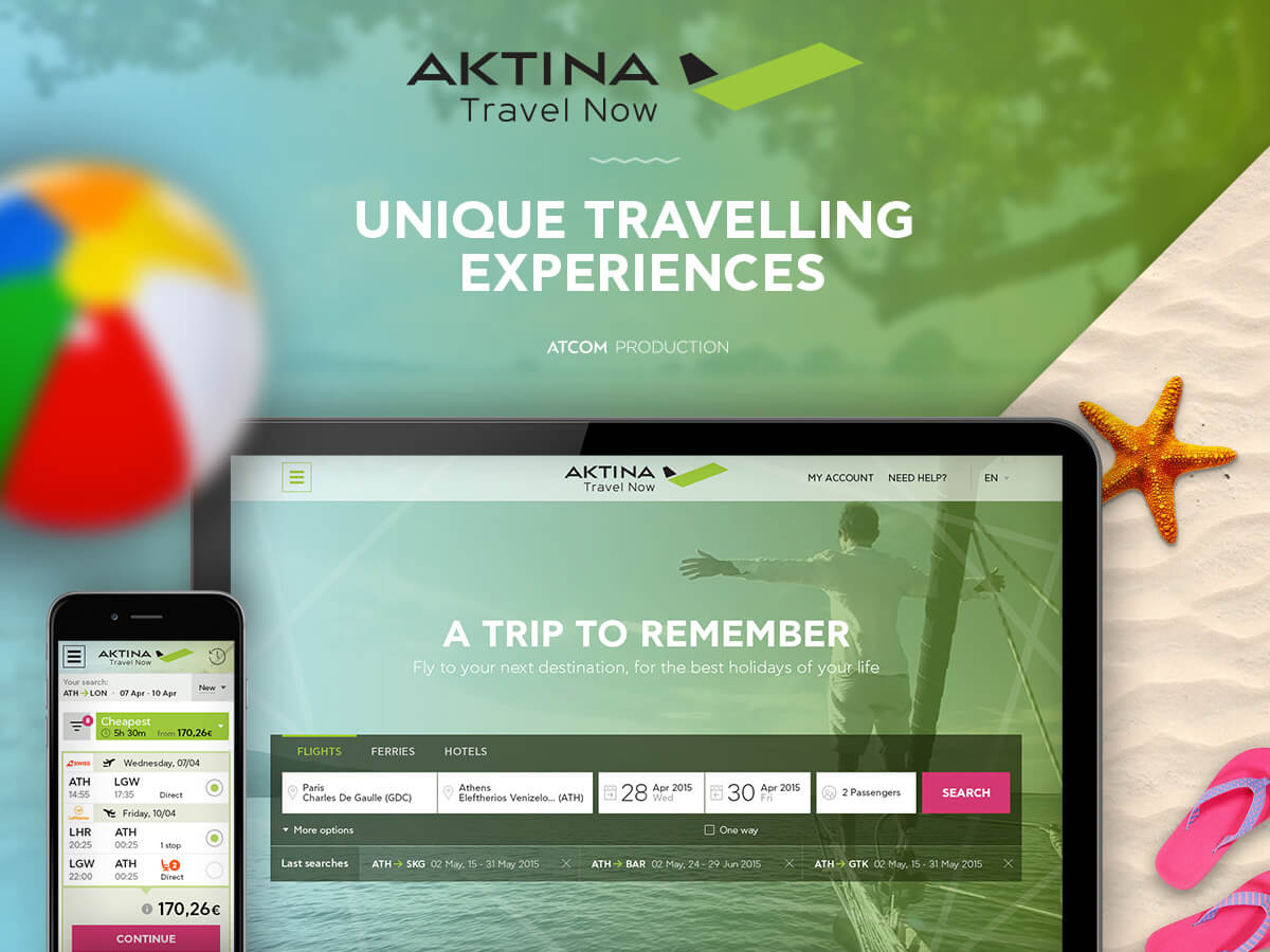 Aktina Travel Now: Making your trip a real life experience! | ATCOM S.A.