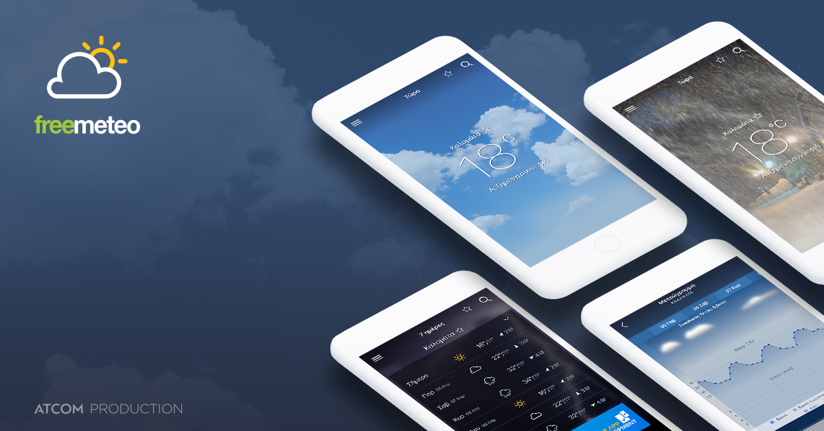 In need of a weather forecast? The new freemeteo mobile app is here ...